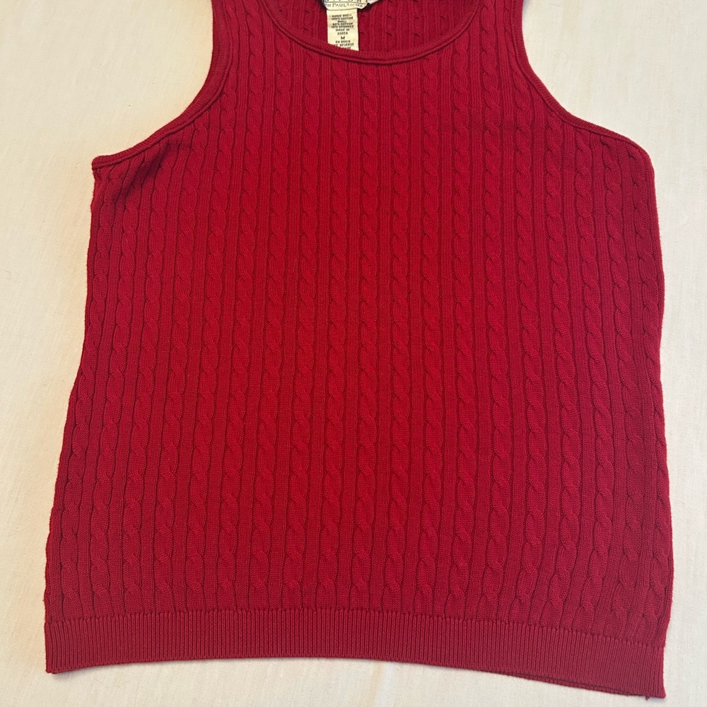 Vintage John Paul Richard Uniform Cable Knit Sweater … - Gem